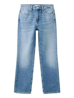 MANGO Matilda Mid-Rise Straight-Leg Jeans