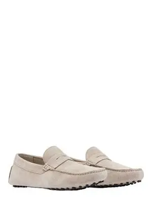 SCAROSSO Michael Driving Shoes Sand - Suede