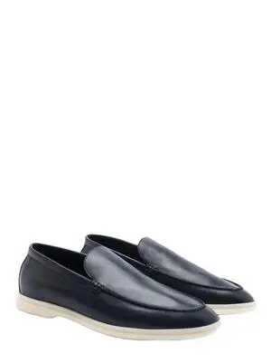 SCAROSSO Ludovico Loafers - Blue - Calf
