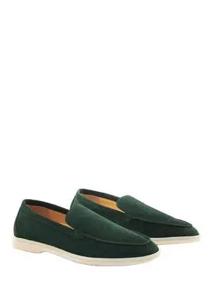SCAROSSO Ludovico Loafers Green - Suede