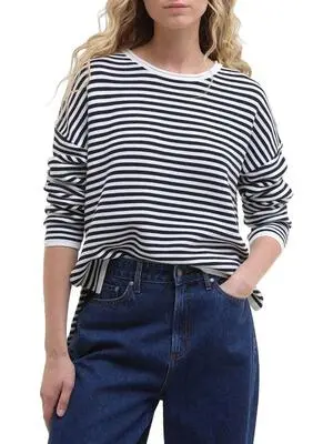 BARBOUR Striped Cotton Sweater