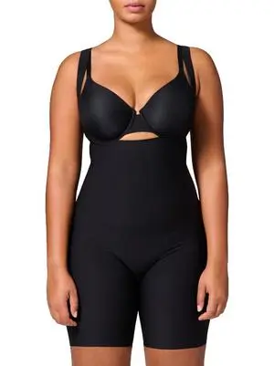 Simone Perele Story Open-bust Shaper Bodysuit - Black