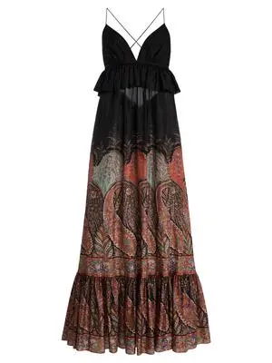 Zimmermann Rhiannon Ruffled Maxi Dress - Multi