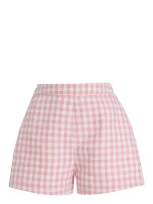 Posse Riviera Perri Linen Shorts - Pink