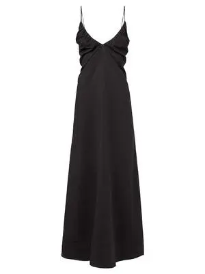 RÓHE Silk-blend Maxi Dress - Black