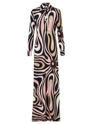 Emilio Pucci Marmo Shirtdress Multicoloured