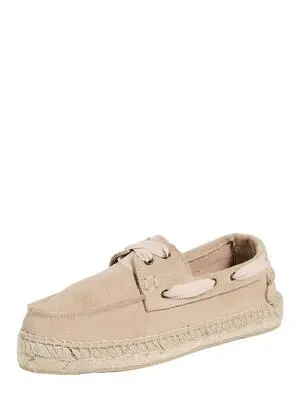 Manebí Boat Shoe Espadrilles - Champagne Beige