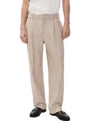 Simkhai Duncan Pleated Pants - Natural Linen