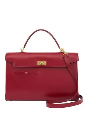 ANYA HINDMARCH Mortimer Top Handle Bag - Vampire