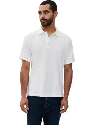 Rag & Bone Classic Flame Polo - White