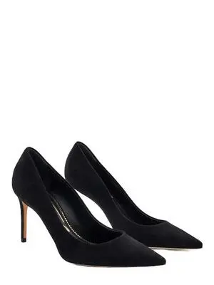 SCAROSSO Gigi Pumps - Black - Suede