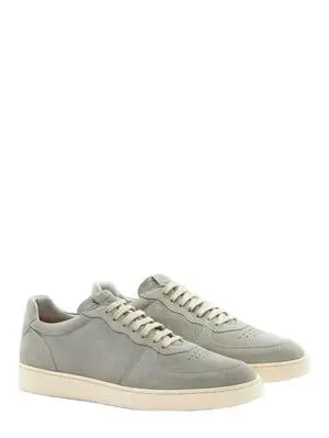 SCAROSSO Agostino Leather Sneakers Light Steel - Suede