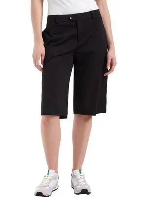 CAPSULE 121 The Magellan Tailored Knee Length Shorts - Black