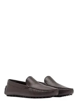 SCAROSSO Scott Driving Shoes - Brown Grain - Calf