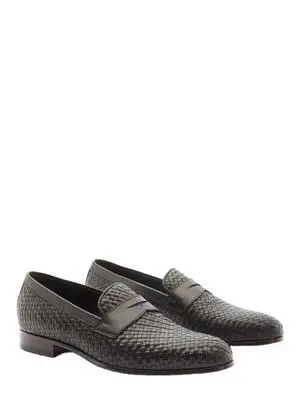SCAROSSO Andrea Penny Loafers - Brown - Calf