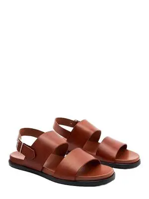 SCAROSSO SCAROSSO Antonio Closed-toe Sandals Cognac - Calf