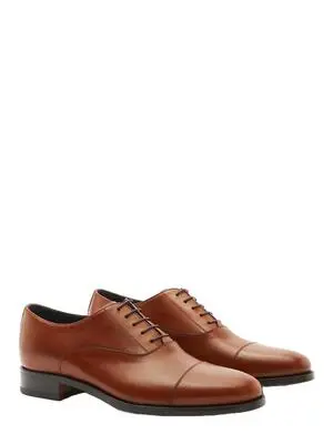 SCAROSSO Vesta Oxfords - Cognac Calf