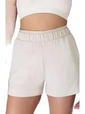 Sweaty Betty Explorer Elevated Shorts - Mineral Beige