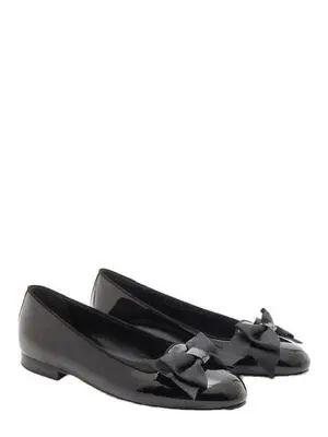 SCAROSSO Cloe Ballerinas - Black Patent