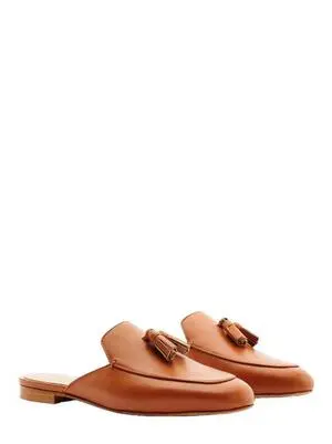 SCAROSSO Giorgina Mules - Cognac - Calf