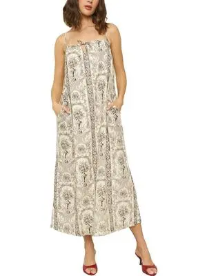 WHIMSY + ROW Soleil Maxi Dress - Venetian Print