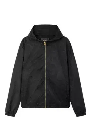 Versace Barocco Jacquard Windbreaker - Black
