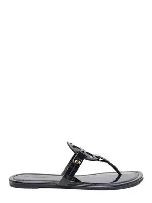 Tory Burch Miller Patent Sandals Blue