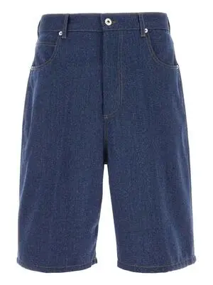 Bottega Veneta Denim Bermuda Shorts - Blue