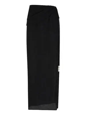 Magda Butrym Slit Maxi Skirt - Black