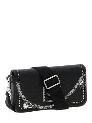 Marc Jacobs Embossed Logo Chain Print Bag - Black