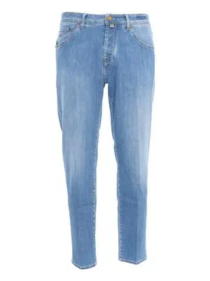 Jacob Cohen Cut Leg Jeans - Blue