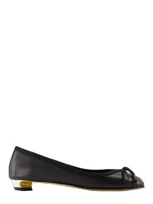 Alexander McQueen Armadillo Ballerinas - Black