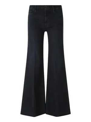 MOTHER Cropped Fit Jeans - Straight Jeans