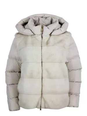 MOORER Down Padded Jacket - Grey