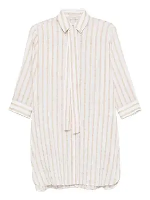 MAZZARELLI Mazzarelli Button-Down Shirt Neutrals/white
