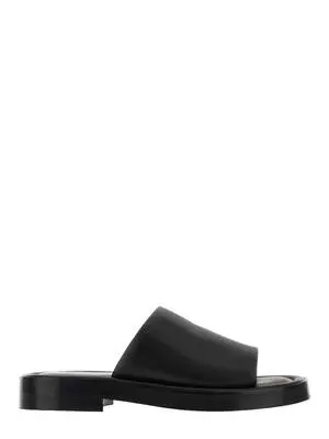 FERRAGAMO Nappa Leather Slippers - Black