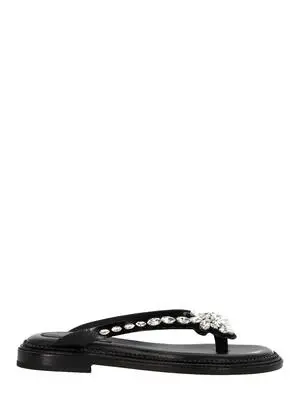 Simone Rocha Embellished Thong Sandals Multicolor