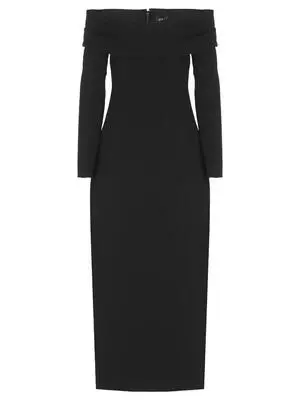 Solace London Long Sleeve Gown - Black