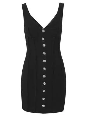 Remain Birger Christensen Sleeveless Buttoned Dress - Black