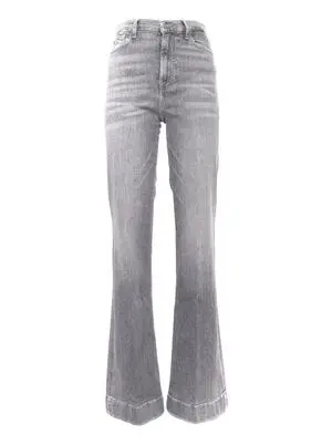 7 For All Mankind Modern Dojo Soho Grey Jeans - Gray