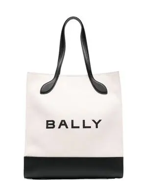 Bally Logo-print Fabric Tote Bag - White