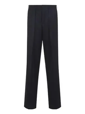 TOM FORD Pinstriped Wool Pants - Blue
