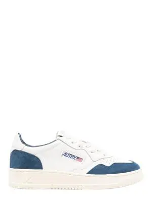 AUTRY Lace-up Sneakers - White / Silver