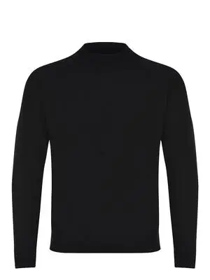 FILIPPO DE LAURENTIIS Wool-cashmere Blend Sweater - Black