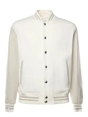 Eleventy Eleventy Double-Breasted Pea Coat Sand, White