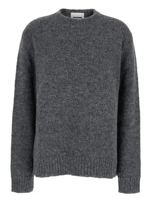 JIL SANDER Oversized Sweater With Ribbed Trim