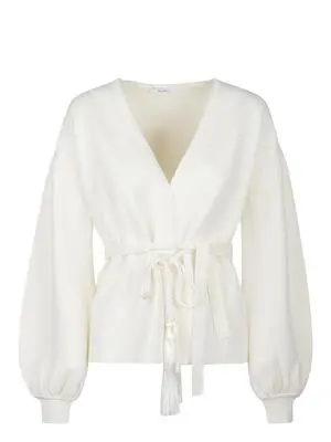 Max Mara Tiberio Cardigan White