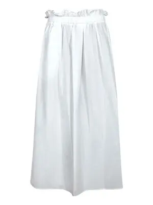 Herno Flared Midi Skirt - White
