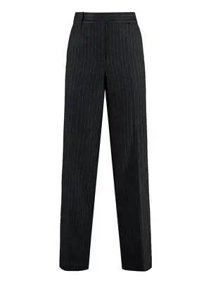 MICHAEL KORS Pinstriped Wool Trousers