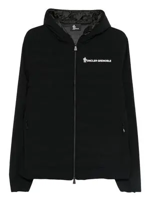 Moncler Padded Zip-up Sweater - Black